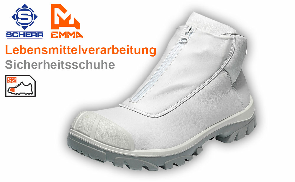 EMMA VILA weiße S2 Küchen Sicherheitsschuhe